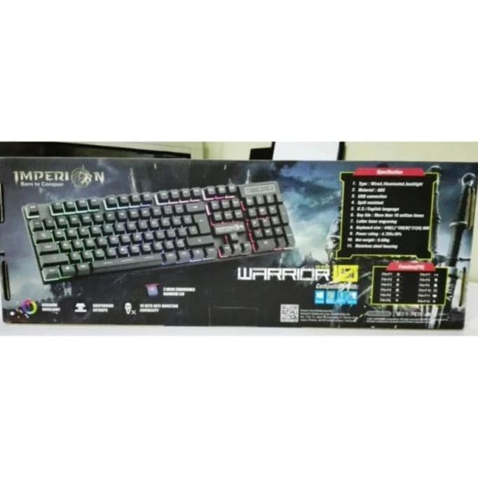 Jual Imperion Keyboard Gaming Warrior 10 Vlle Murah | Shopee Indonesia