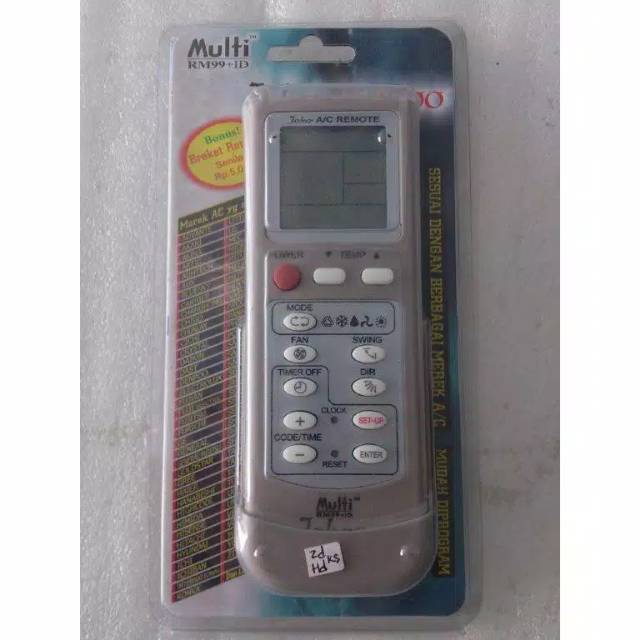 Jual Remot AC Joker Multi AC 3000 universal mudah diprogram | Shopee ...