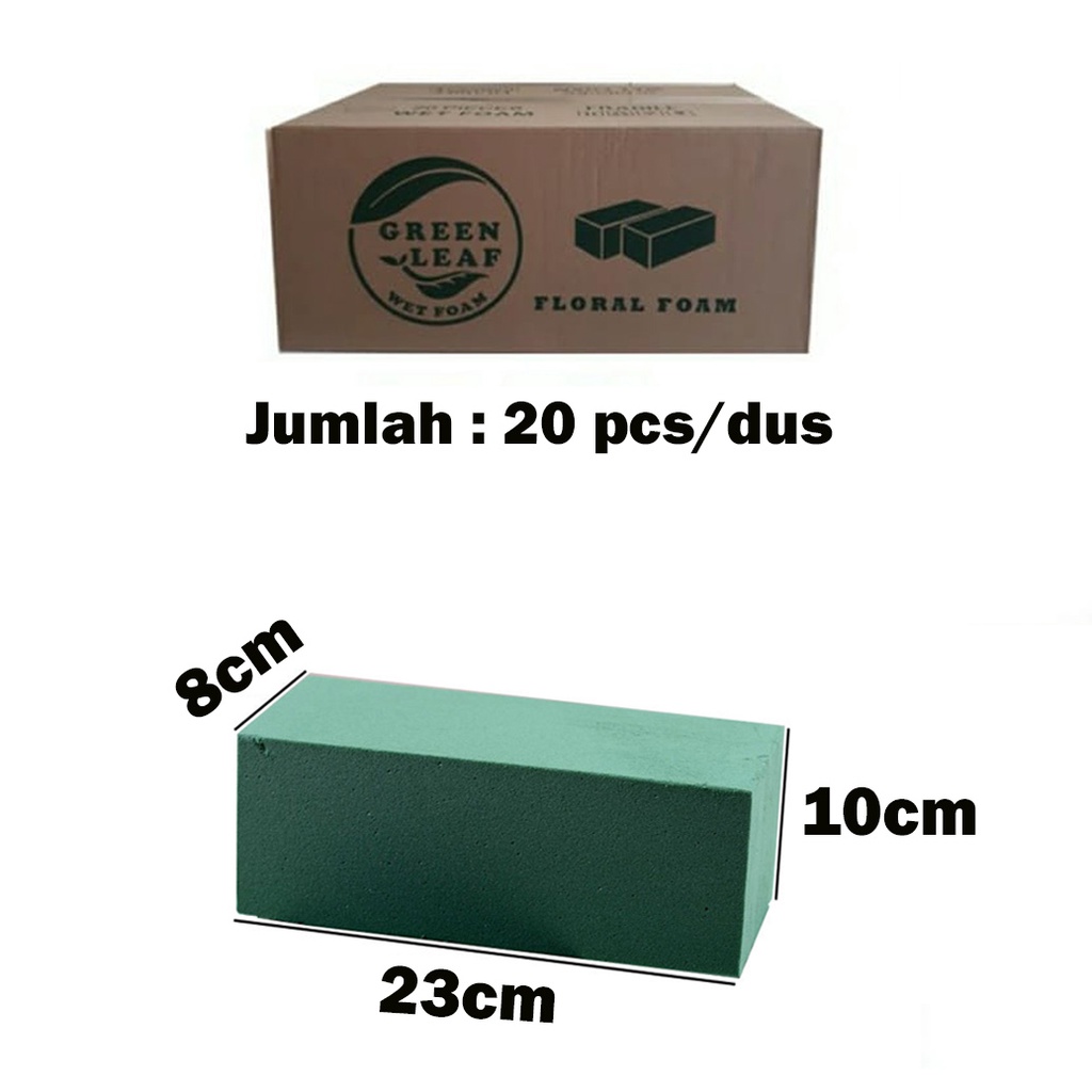 Jual (dus) floral foam/foam bunga basah/busa bunga basah | Shopee Indonesia