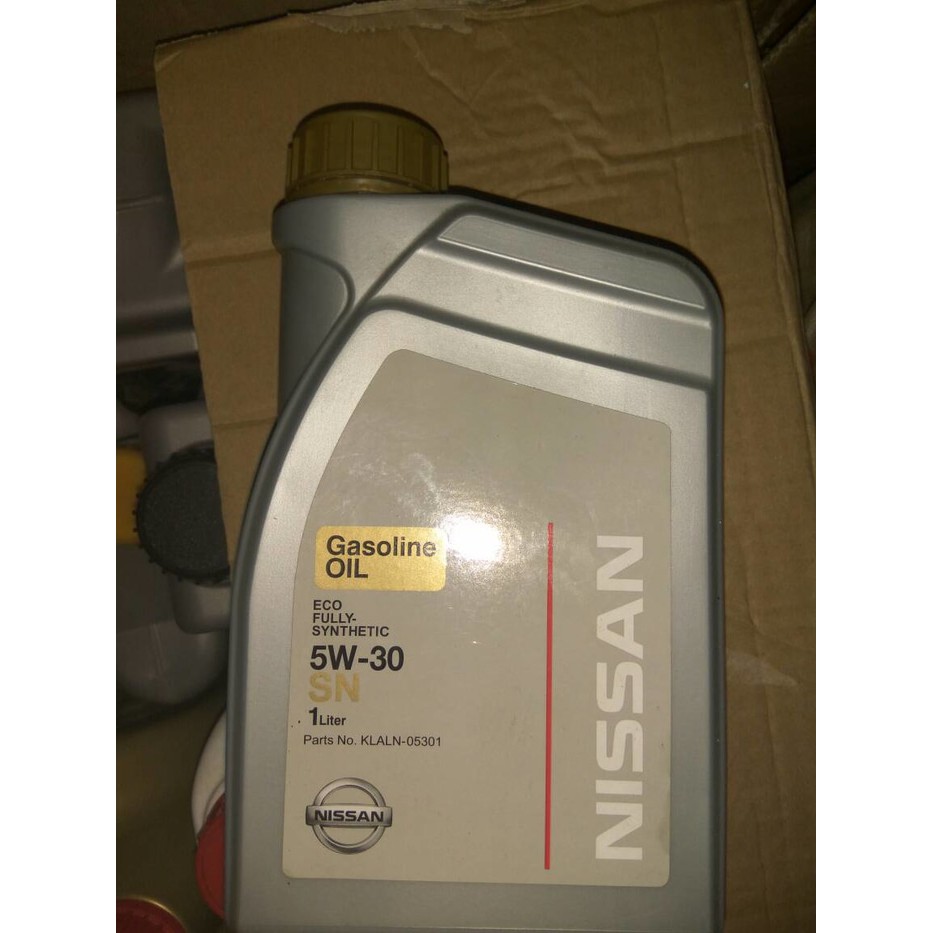 Jual OLI NISSAN GENUINE MOTOR OIL SAE 5W-30 API SN FULLY SYNTHETIC ...