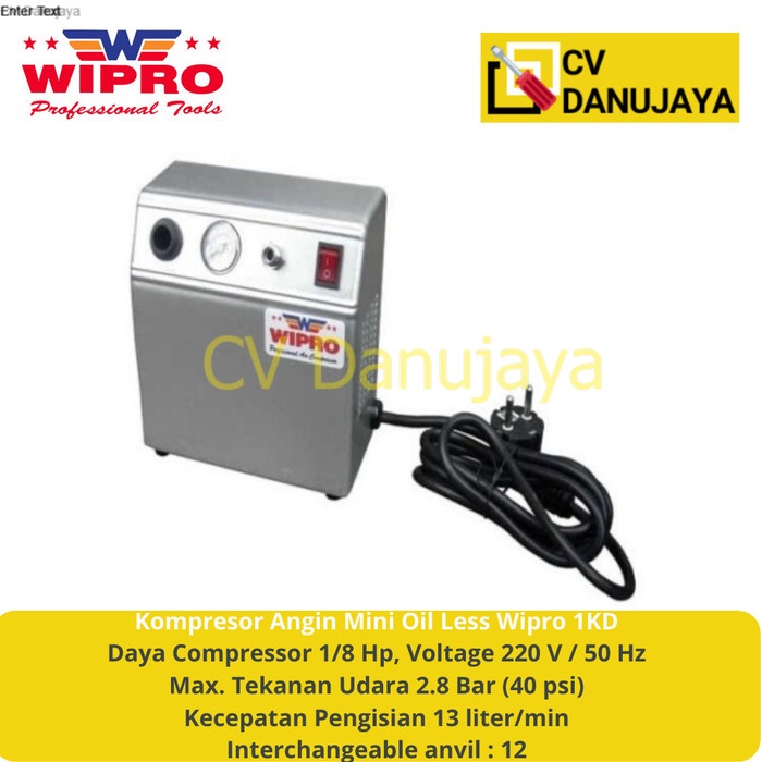 Jual Kompresor Udara / Compresor Angin Udara Mini Portable Oil Less ...