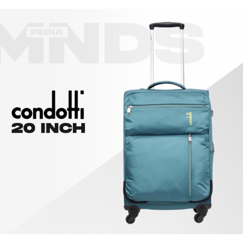 Jual Koper Kain 20 Inch Condotti Softcase Ultralight 2,2 Kg | Shopee ...