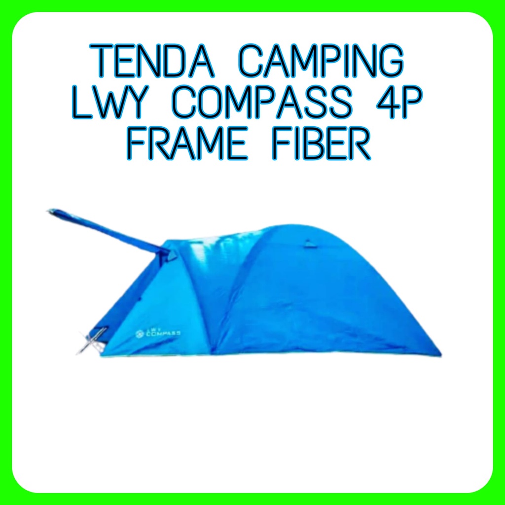 Jual Tenda camping 4 orang double layer waterproof Lwy Compass TENDA ...
