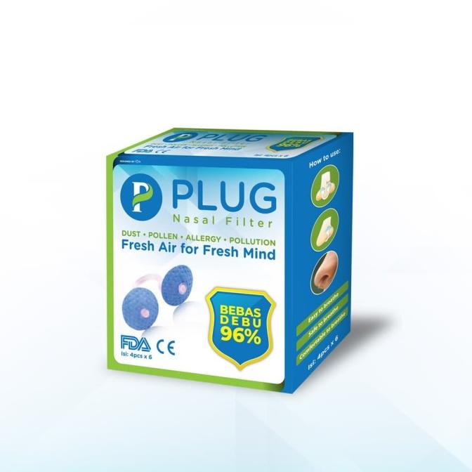 Jual PLUG Nasal Filter 1 box (Isi 6 pack refill x 4 pcs) | Shopee Indonesia