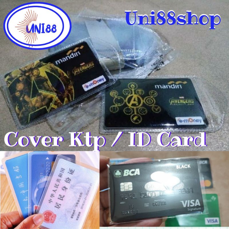 Jual Plastik Cover KTP Sim Atm Id Card Pelindung Dari Goresan ...