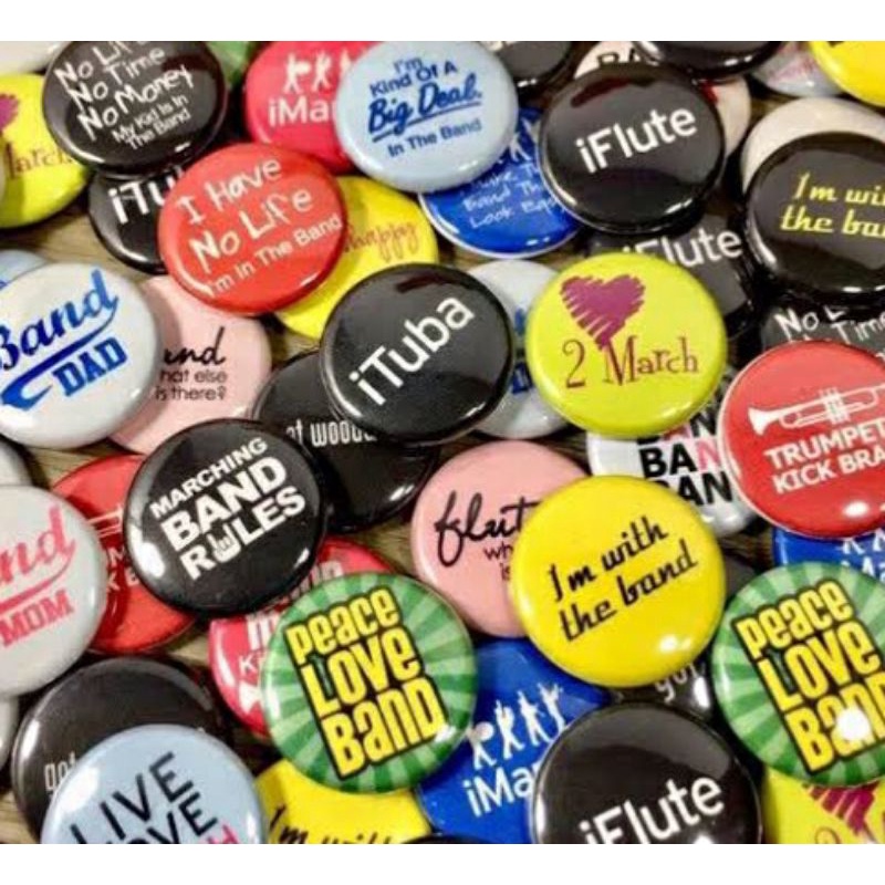 Jual CUSTOM PIN BULAT 44 MM GLOSSY MURAH BERKUALITAS (min 25 pcs ...