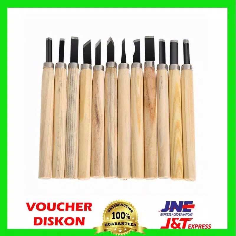 Jual Set Pisau Ukir Pahat Kayu 12 in 1 Wood Carving Knife - Pisau Ukir ...