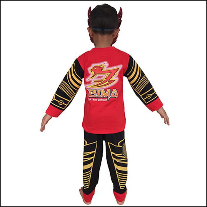 Jual Baju Anak Kostum Topeng Superhero Satria Garuda Bima X Bima-X ...