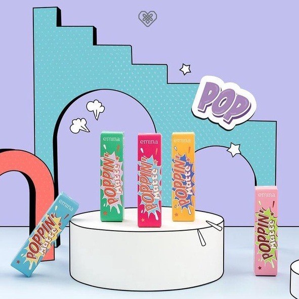 Jual Emina Poppin Matte - Emina Lip cream poppin matte | Shopee Indonesia