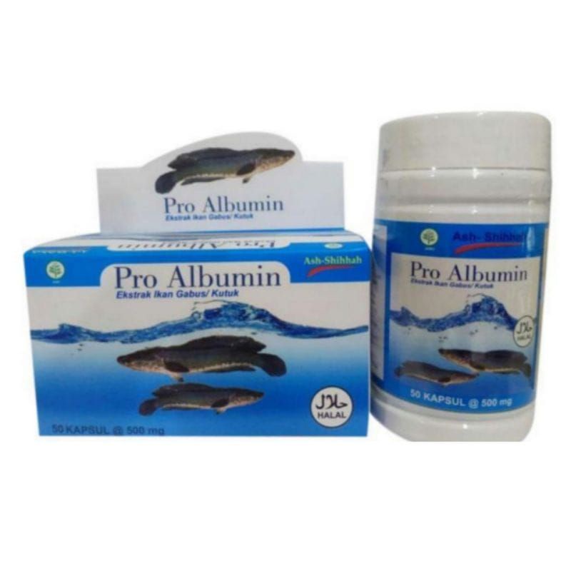 Jual KAPSUL ALBUMIN - IKAN GABUS - LUKA OPERASI | Shopee Indonesia