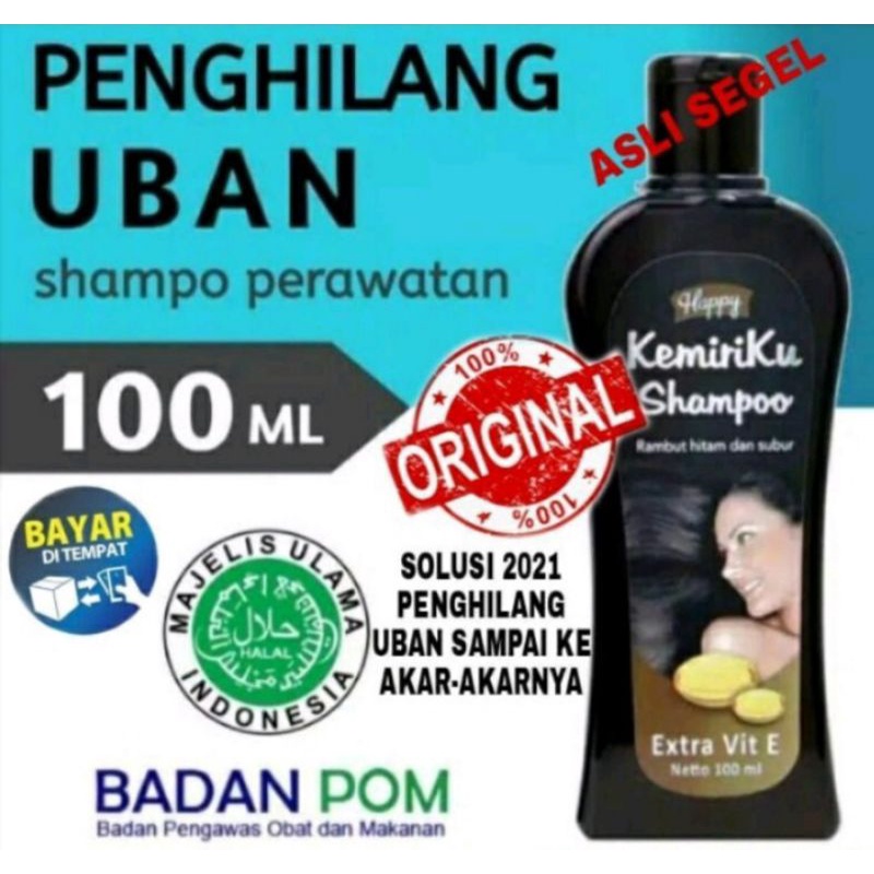 Jual HAPPY KEMIRIKU SHAMPOO PENGHILANG UBAN 100% ORIGINAL | Shopee ...