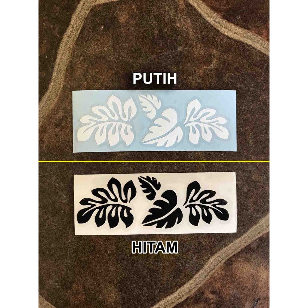 Jual Tropical Monstera Leaves Sticker Body Ukulele Decal Daun Monster ...