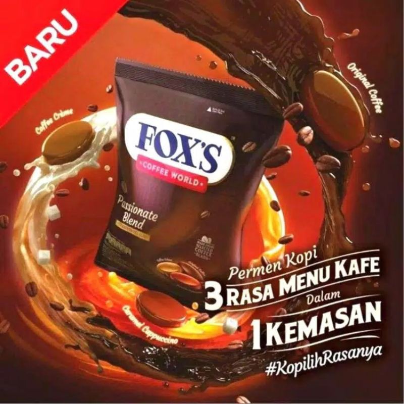 Jual Permen FOXS fox Crystal Clear varian rasa Fruits Mints, Berries ...