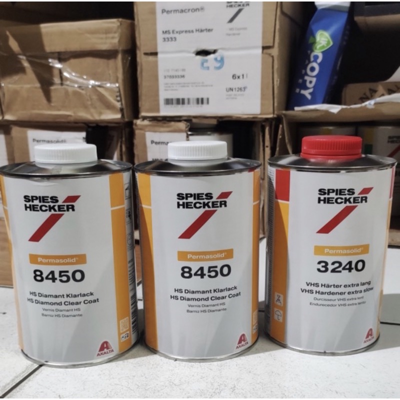 Jual Paket Vernish Spies Hecker HS 8450 Diamond 3L Set + 1L Thinner ...