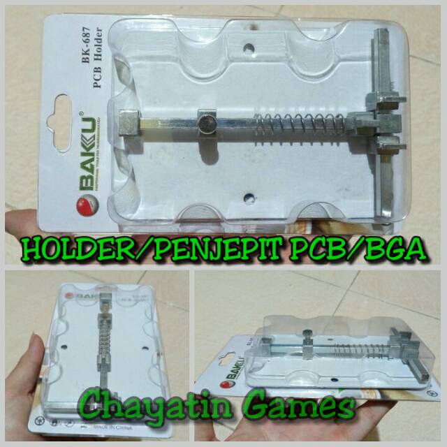 Jual PENJEPIT PCB / PCB HOLDER / BGA HOLDER BAKKU ( BARANG SESUAI ...
