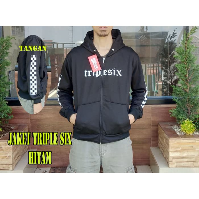 Jual JAKET TRIPLE SIX HITAM | Shopee Indonesia