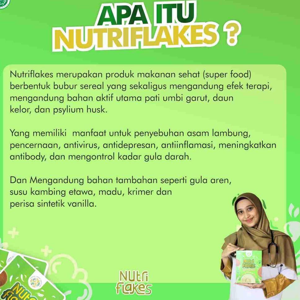 Jual {p Abo { Nutriflakes Sereal Umbi Garut Minuman Serbuk Umbi
