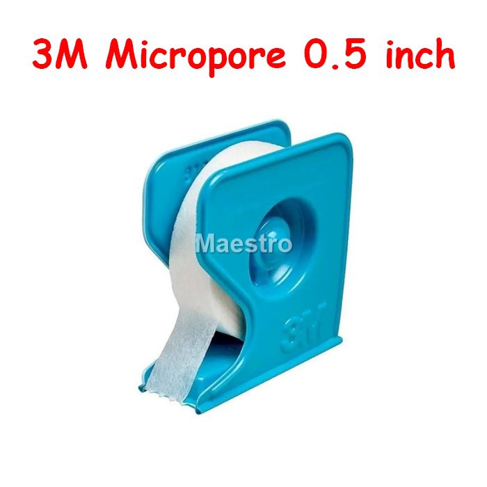 Jual 3M Micropore 0,5 inch in 1/2 inchi 0.5 inci Plester Medis Roll Surgical Tape | Shopee Indonesia