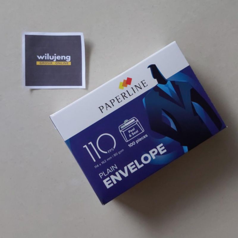 Jual Amplop Perekat 110 Paperline 11,4 x 16,2cm Polos (pak) (410gr ...