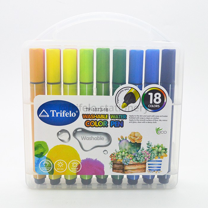 Jual Water Colour Pen TF-1073-18 warna (washable) | Shopee Indonesia