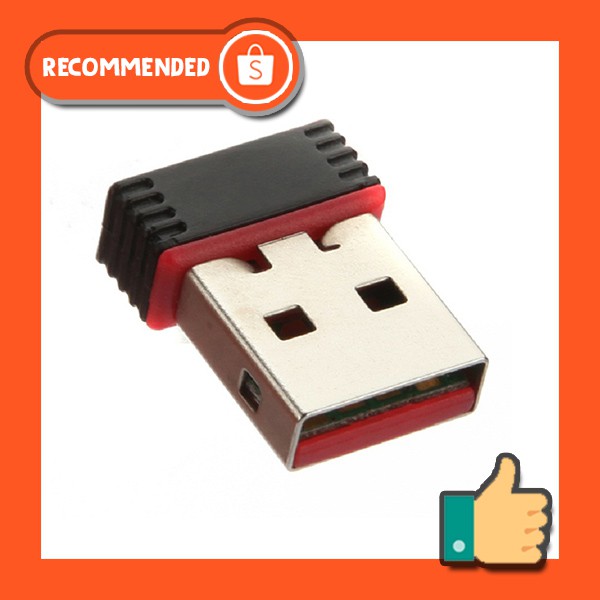 Jual Ralink Mini WiFi Dongle USB Wireless Adapter 150 Mbps Penangkap Sinyal Wifi 150Mbps Signal ...