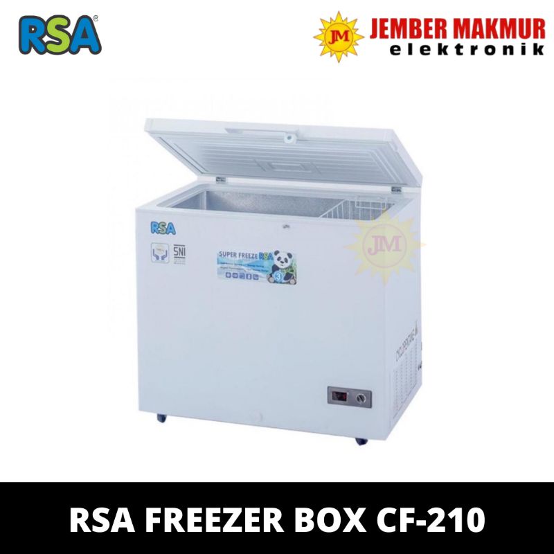 Jual RSA CF 210 FREEZER BOX RSA CF-210 200 LITER | Shopee Indonesia