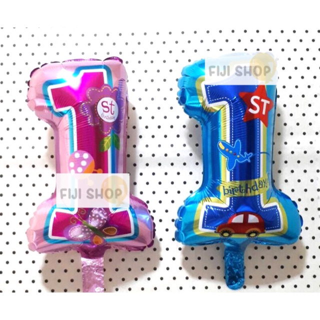 Jual Balon Foil Angka 1st Birthday | Shopee Indonesia