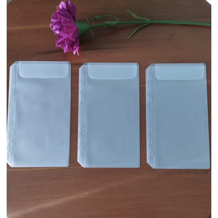 Jual 1 Pc Ziplock Bag Zipper Pocket Storage Bag Pouch Untuk Binder ...