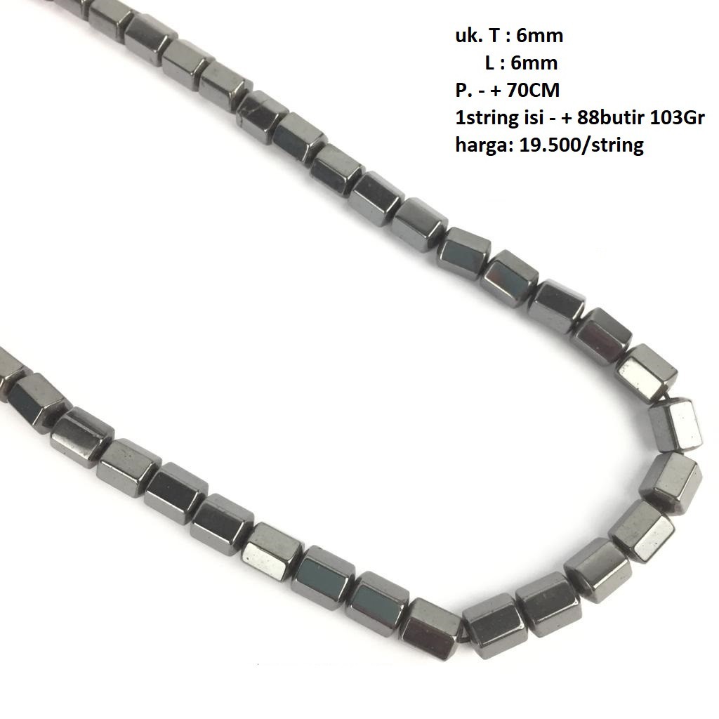 Jual Mote Batu Brustin Magnet, Mote Batu Blustin Tabung Segi Enam harga/1string | Shopee Indonesia