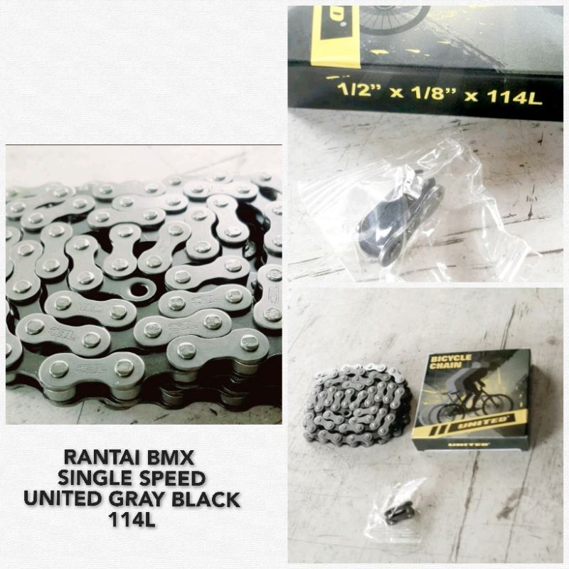 Jual RANTAI BMX SINGLE SPEED UNITED 114L | Shopee Indonesia