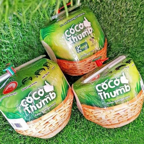 Jual best seller] ASLI IMPORT COCO THUMB Buah kelapa segar Thailand/ kelapa muda organik ...