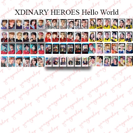 Jual [READY / SET] XDINARY HEROES HELLO WORLD PHOTOCARD FAN MADE ...