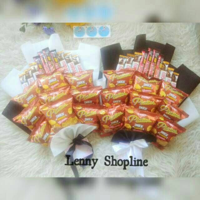 Jual 35K Buket Snack/Buket Jajanan/Snack Ultah/Snack Wisuda | Shopee ...