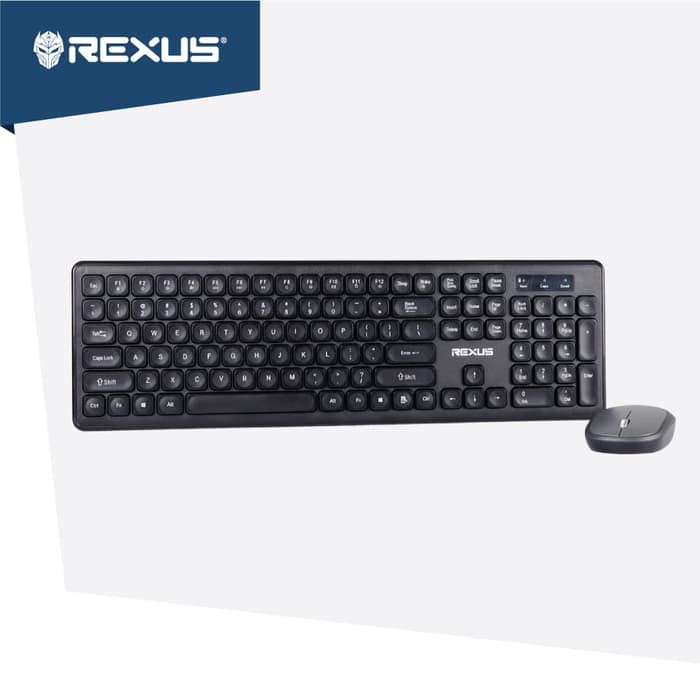 Jual Rexus Keyboard Mouse Wireless KM8 Combo | Shopee Indonesia
