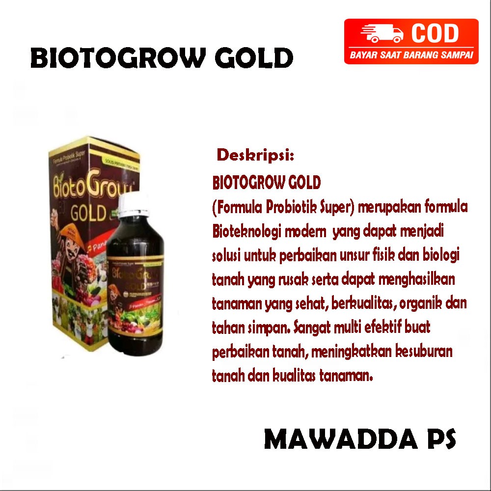Jual Biotogrow Bioto Grow Pupuk Hayati 1Liter | Shopee Indonesia