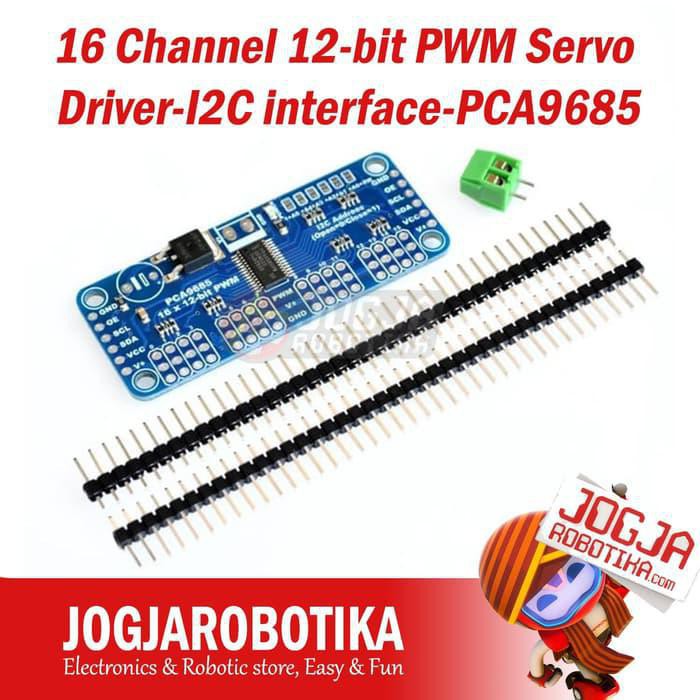 Jual 16 CHANNEL 12-BIT PWM/SERVO DRIVER-I2C INTERFACE-PCA9685 | Shopee Indonesia