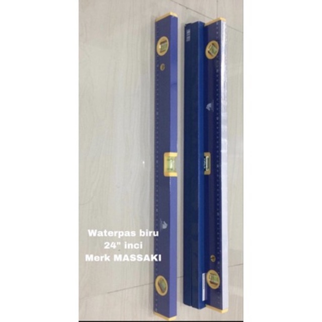 Jual MASSAKI BIRU 24” ASLI ORI waterpass 60 cm water pas biru 24 inci ...