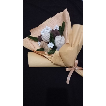 Jual TULIP - Crochet Flower Bouquet / Buket Bunga Rajut | Shopee Indonesia