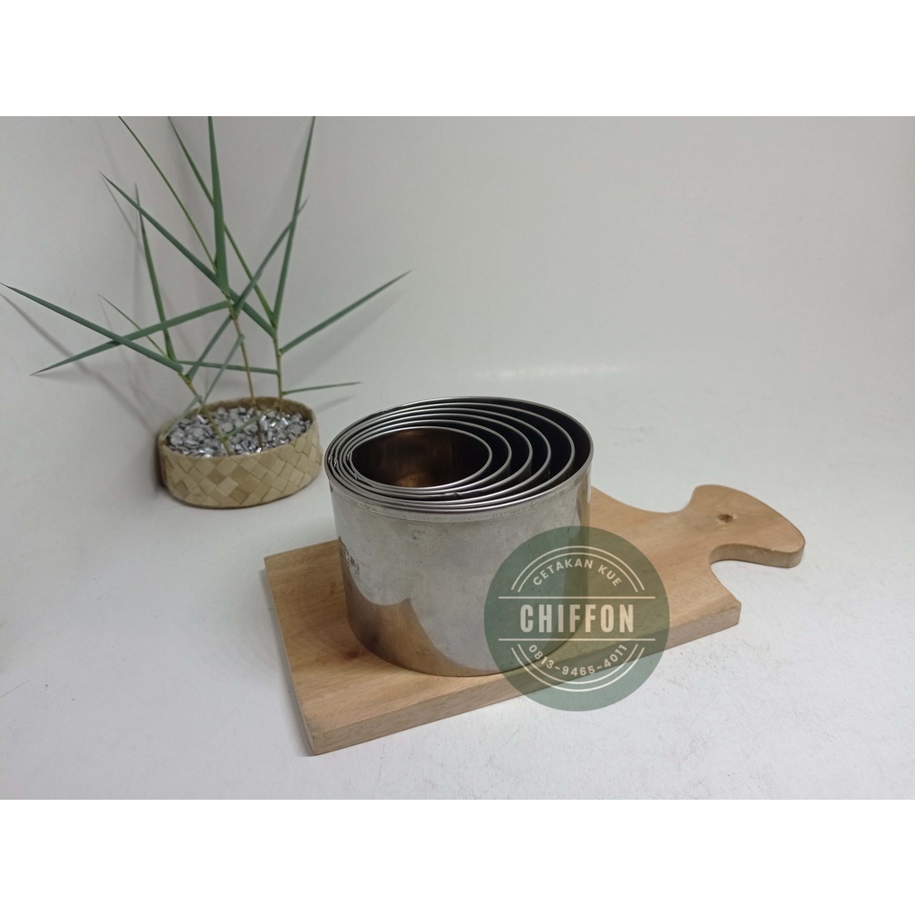 Jual ring roti bulat / ring cutter / ring burger tinggi 7 cm | Shopee ...