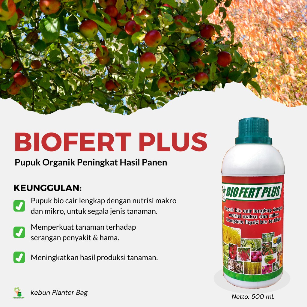 Jual Pupuk Cair Siap Pakai Biofert Plus Semua Jenis Tanaman Pertanian ...