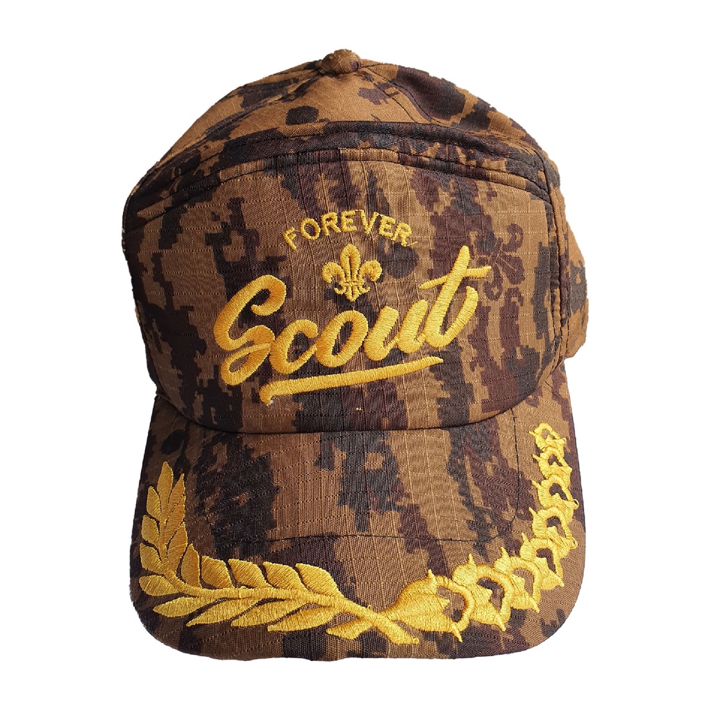 Jual Topi loreng pramuka Scout Lapangan Bordir Siaga Penegak Penggalang ...