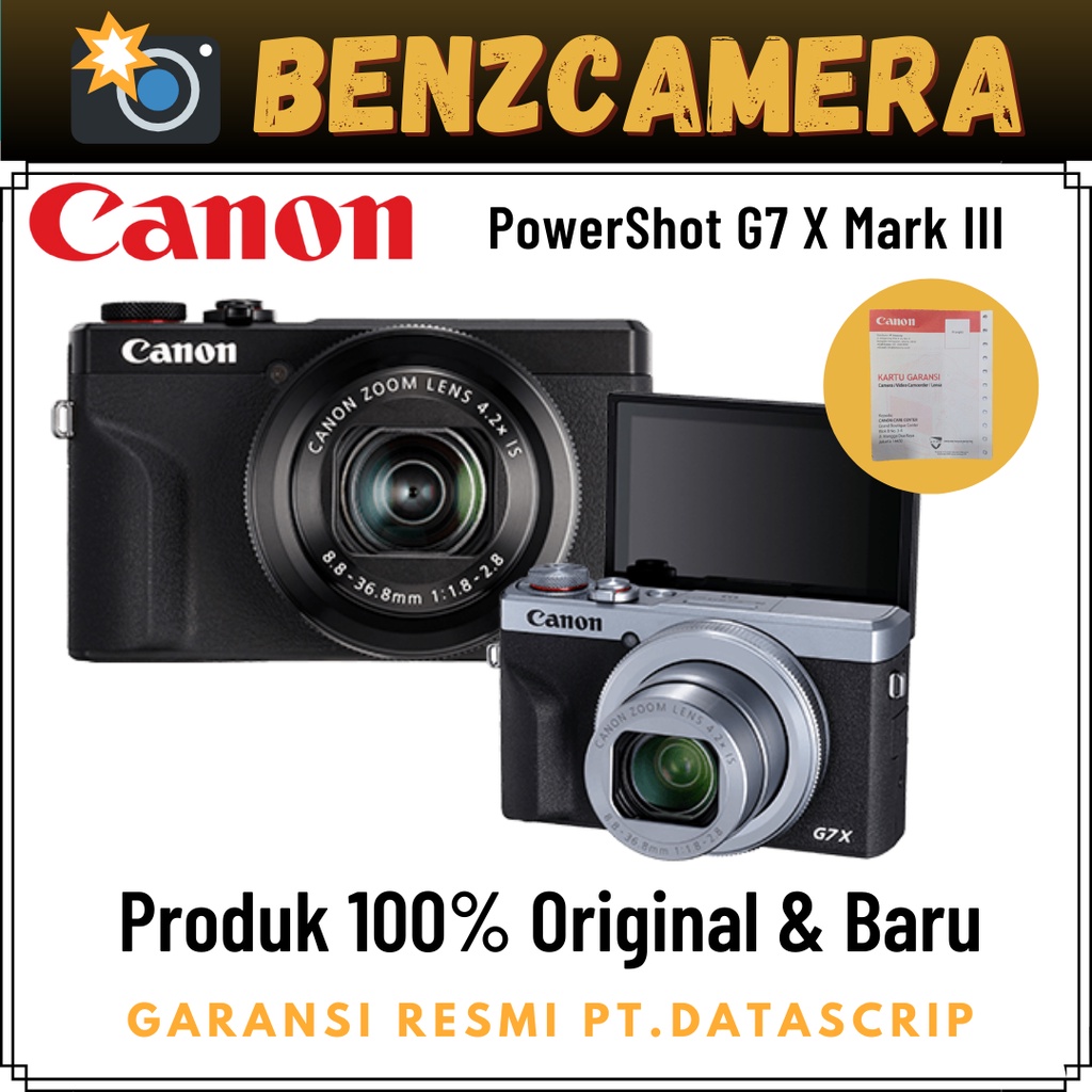 Jual Canon PowerShot G7X Mark III / Canon G7x iii / Canon G7 x Mark iii | Shopee Indonesia