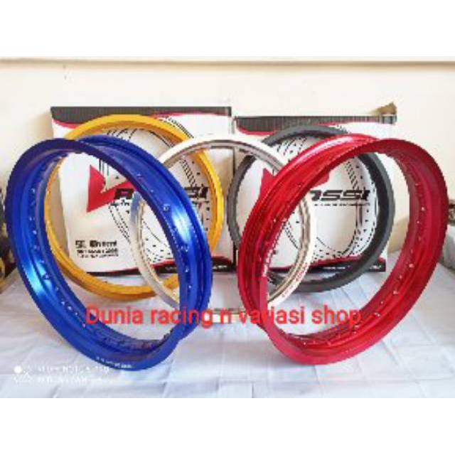 Jual Velg Rossi ukuran 215 17 - Velg Rossi 215x17 Gold Hitam merah ungu ...