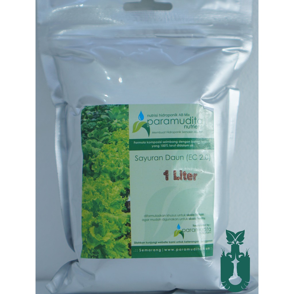 Jual Nutrisi AB mix Sayuran Daun (Paramudita Nutrient) 1 Liter | Shopee ...