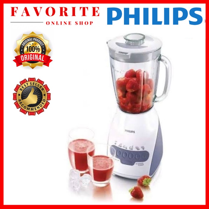 Jual BLENDER PHILIPS HR 2116 ORIGINAL BLENDER KACA 2 LITER HR-2116 ...