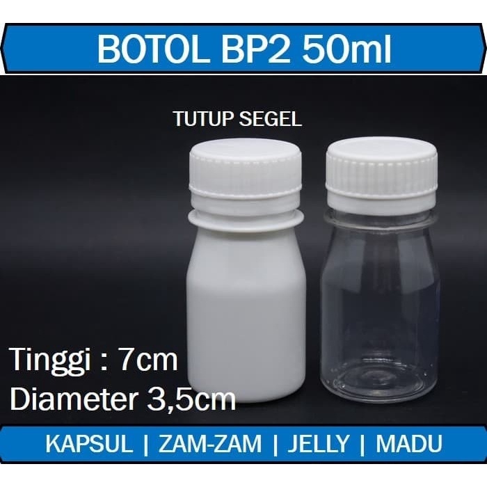 Jual Botol zamzam Botol 50 ml Plastik Putih Susu | Shopee Indonesia