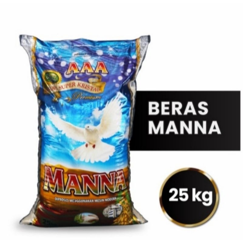 Jual Beras AAA Manna 25kg | Shopee Indonesia