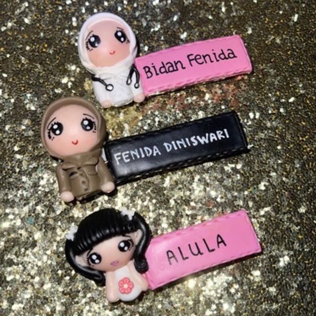 Jual Name tag bidan bhayangkari dokter perawat profesi | Shopee Indonesia