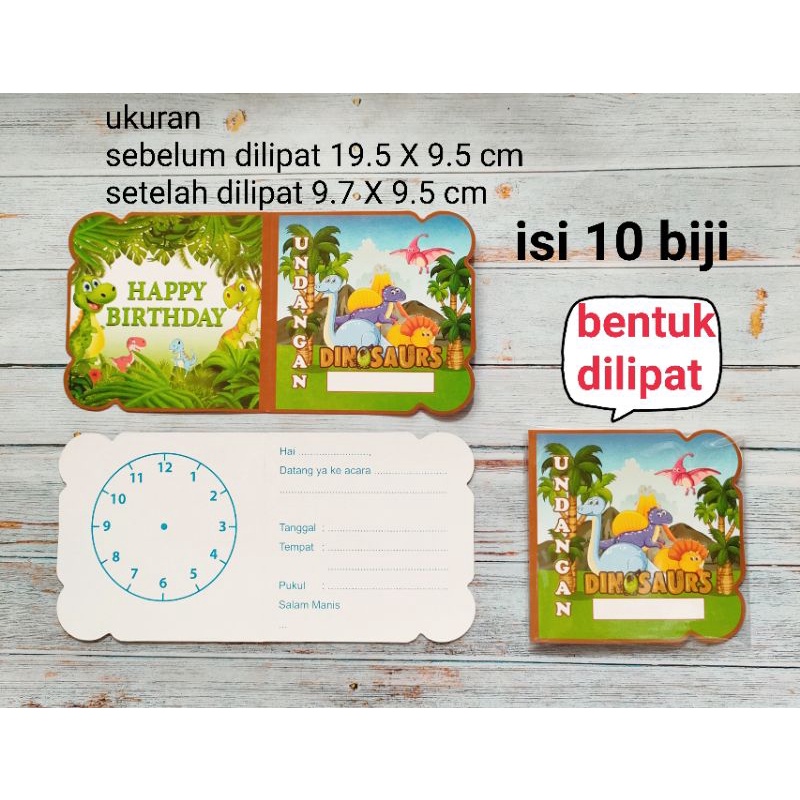 Jual kartu undangan ulang tahun happy birthday ultah hbd lipat karakter ...