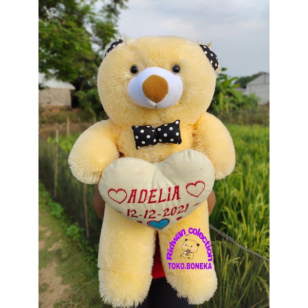 Jual boneka XL polos gratis ukir nama sais XL 65 cm | Shopee Indonesia